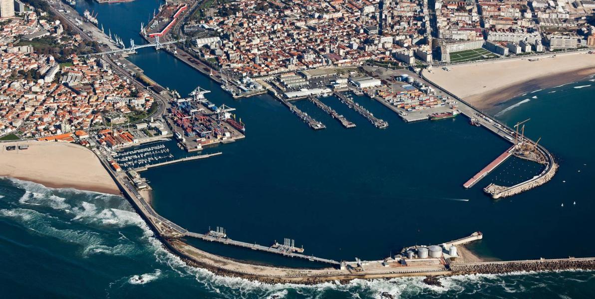 Modern port infrastructure in Varna