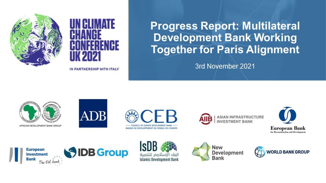 Progress Report: Multilateral Development Banks Working Together for ...