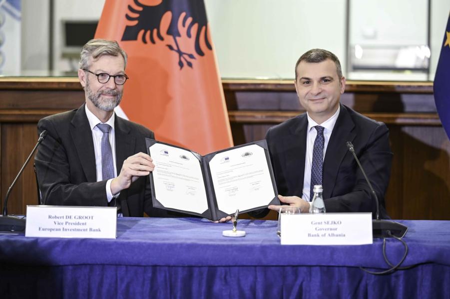 EIB Global strengthens partnership with Albania