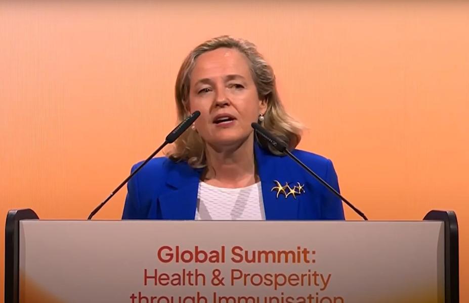 President Calviño at Gavi's Global Summit