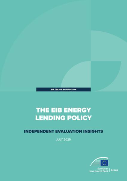 The EIB Energy Lending Policy: Independent evaluation insights
