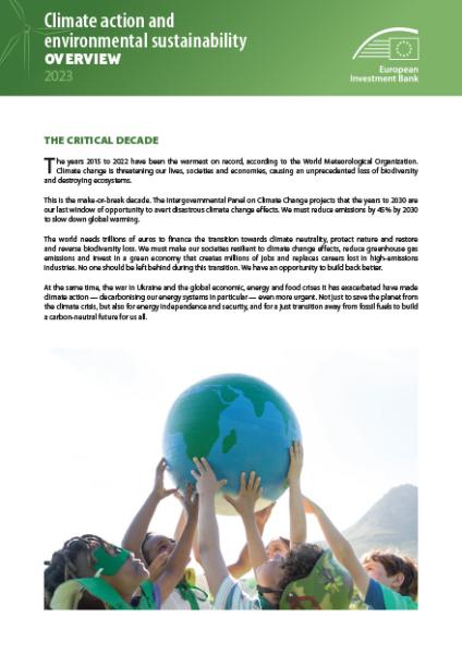 Climate Action and Environmental Sustainability Overview 2023
