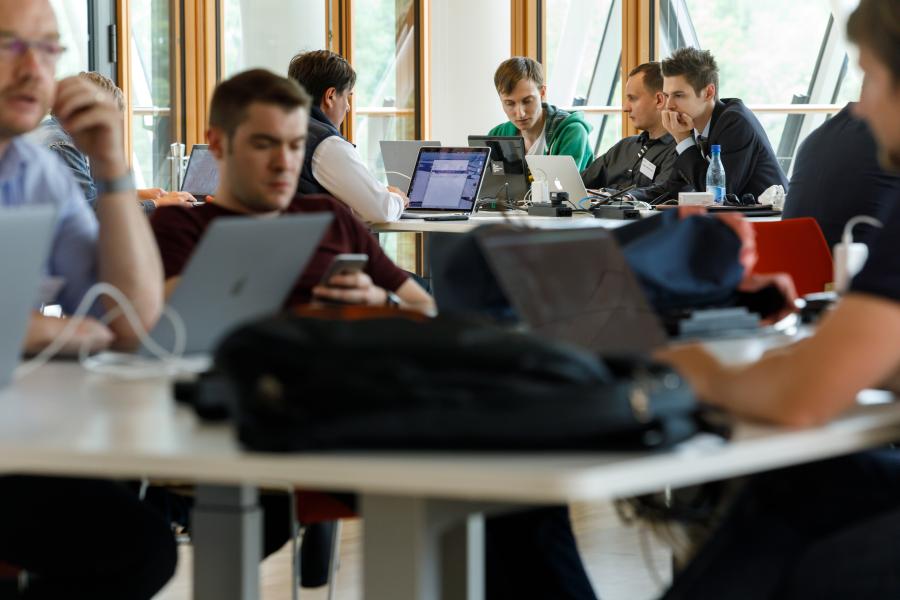 48 hour coding marathon at the EU bank