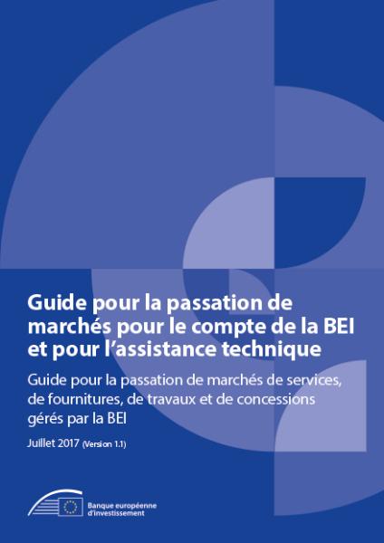 Guide pour la passation de marchés pour le compte de la BEI et pour l ...