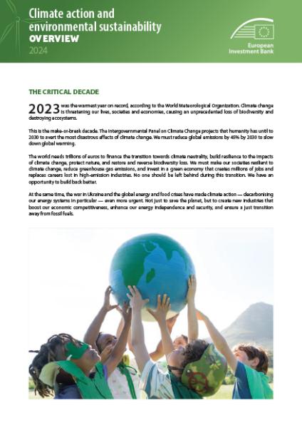 Climate Action and Environmental Sustainability: Overview 2024