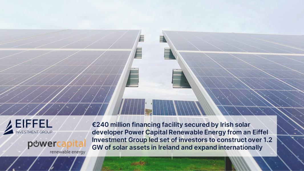 Ireland: €240 million financing facility secured by solar developer ...